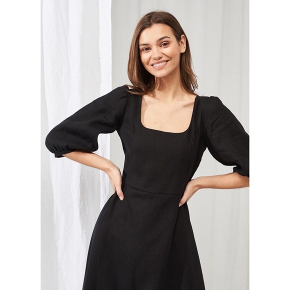 Linen Handmade Studio | Dresses | New Linen Handmade Studio The Aurora ...